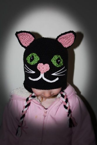 Ravelry: Kitty Cat Hat pattern by Ramona Byers