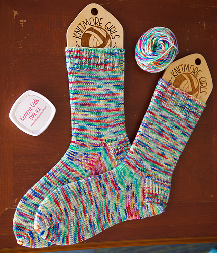 Ravelry: Knitmore Vanilla Sock pattern by Jasmin Canty