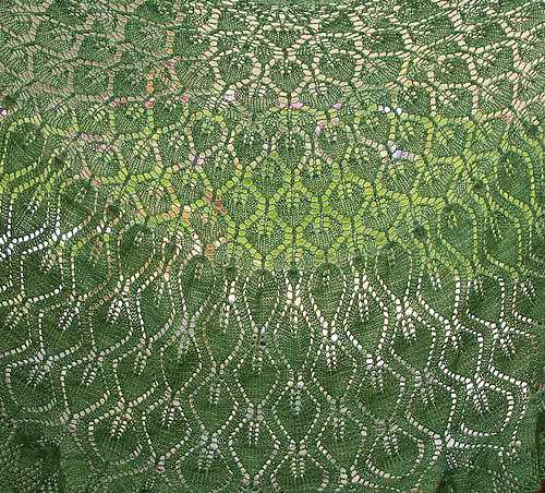 Ravelry: Radiant Leaf Shawl pattern by Becky King
