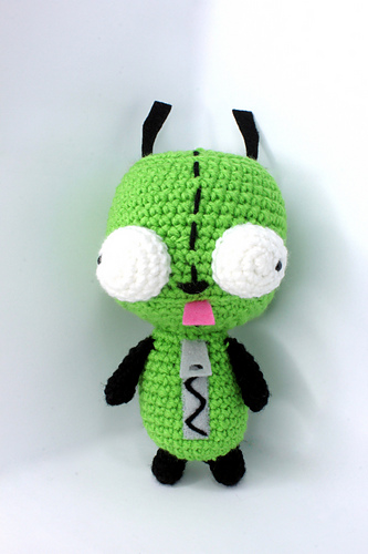 Ravelry: Invader Zim GIR Plush pattern by Cutiepie Crochet