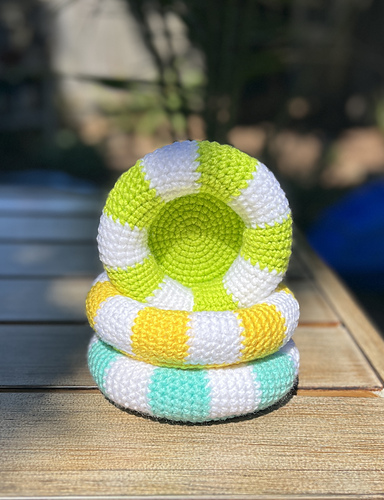Ravelry: Pool Floaty Coaster pattern by Cutiepie Crochet
