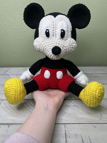 Ravelry: Mickey Mouse Plush pattern by Cutiepie Crochet