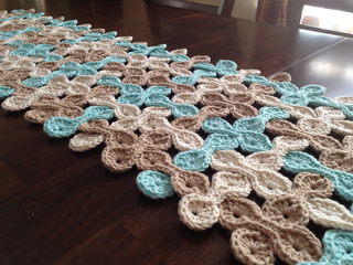 Ravelry: Agnesgurumi's Woven Shell Table Runner