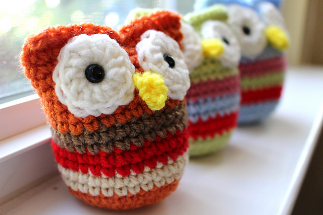 Ravelry: Agnesgurumi's Crochet Owl Christmas Ornaments