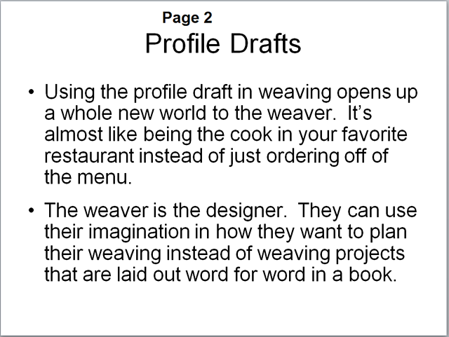 Ravelry: cutler070805's Profile Draft Tutorial