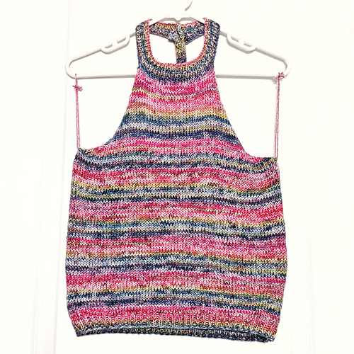 Ravelry: Waikiki T-Strap Top pattern by Gabriela Fernandez