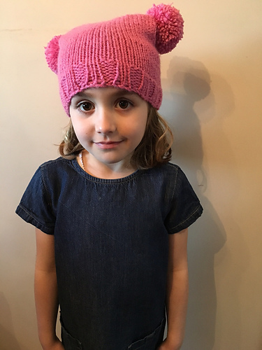 Ravelry: Easy Pompom Teabag Hat pattern by Cygnet Yarns Ltd