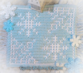 Ravelry: Winter Snowflakes - mosaic crochet square pattern by Cyndie ...