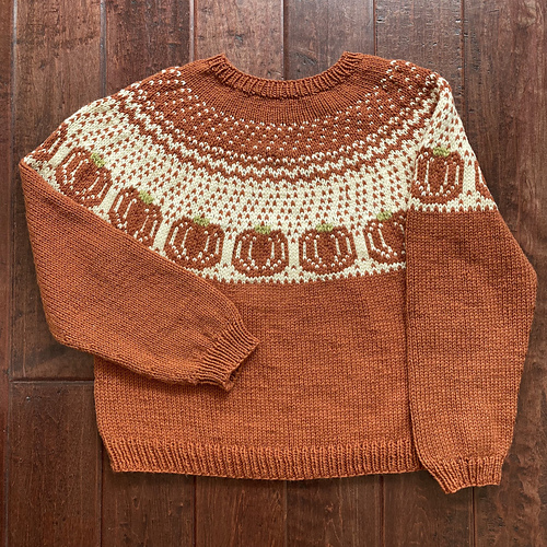 Ravelry: Pumpkins sweater pattern by Erika Ordog