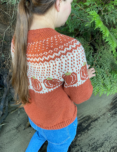 Ravelry: Pumpkins sweater pattern by Erika Ordog