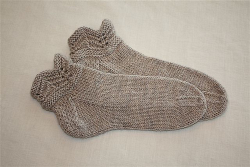 Ravelry: Amber Waves Slipper Socks pattern by Tabitha's Heart
