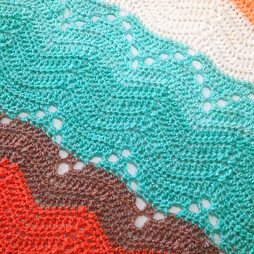 Ravelry: Dreamsicle Baby Blanket pattern by Daisy Pike