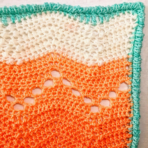 Ravelry: Dreamsicle Baby Blanket pattern by Daisy Pike