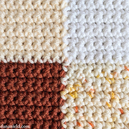 Ravelry: Four Square Single Crochet Baby Blanket pattern by Dana Nield