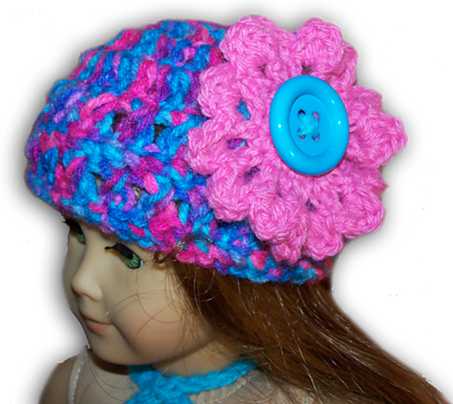 Ravelry: American Girl or 18" Doll Hat with Interchangeable Crochet ...