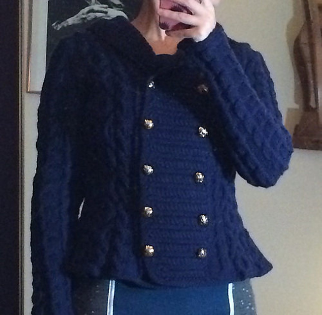 Ravelry: Military Cardigan pattern by Veronik Avery