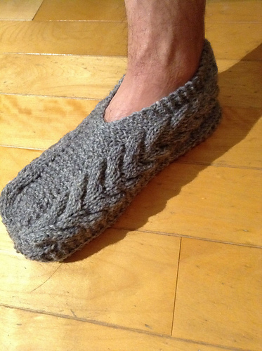 Ravelry: Pantoufle semelle double-face pour Homme pattern by Isabelle ...