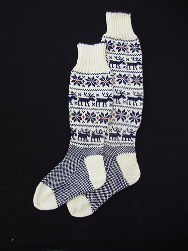 Ravelry: NEW Nordic Stockings for Women pattern by Charlotte Kirkholt