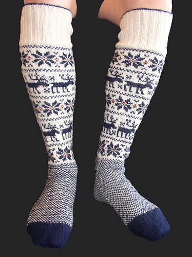 Ravelry: Nordic Stockings for Men pattern by Charlotte Kirkholt
