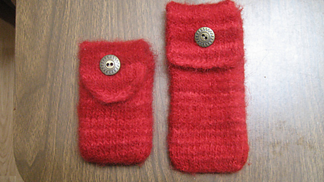 Ravelry: Felted Eyeglass & IPod Cases pattern by Darlene Joyce