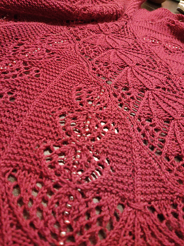 Look what I made! My first big lace project! : r/knitting