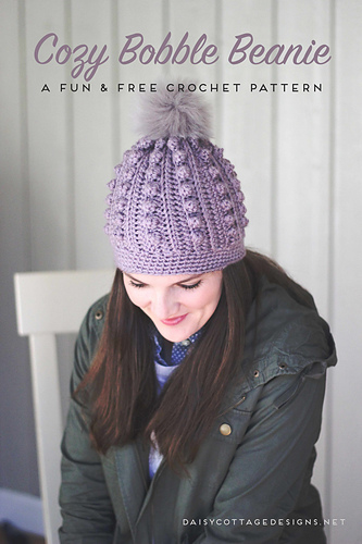 Ravelry: Cozy Bobble Beanie pattern by Lauren Brown
