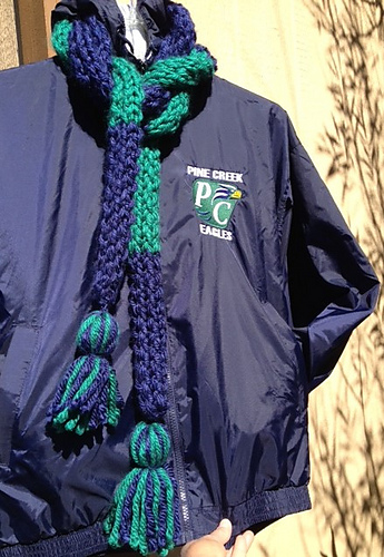 Ravelry: 2-Hour School Spirit Scarf pattern by Dayna Scoles