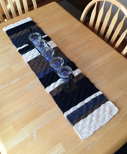 Ravelry: Basketweave Table Runner pattern by Dayna Scoles