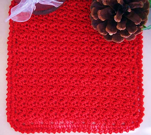 Ravelry: Totally Texture Table Mat or Dishcloth pattern by Kathy North