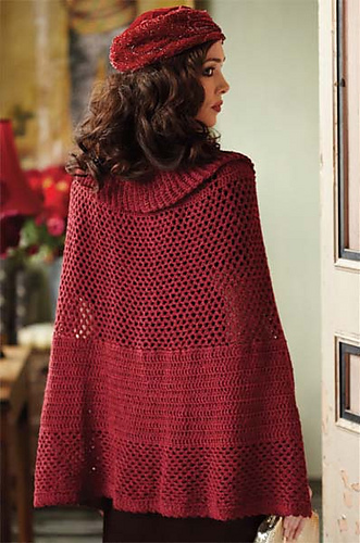 Ravelry: #23 Mesh Cape pattern by Kathy North