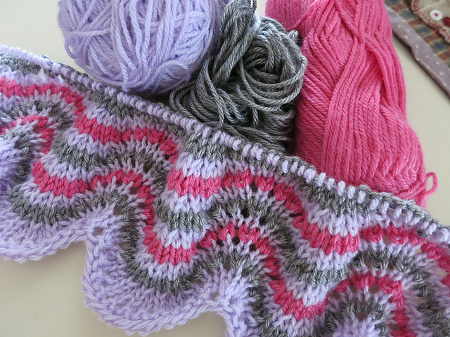 Ravelry: dbkn5's Rippling Waves Baby Blanket