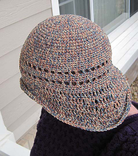 Ravelry: Fireman-style Brim Hat pattern by Kathy North