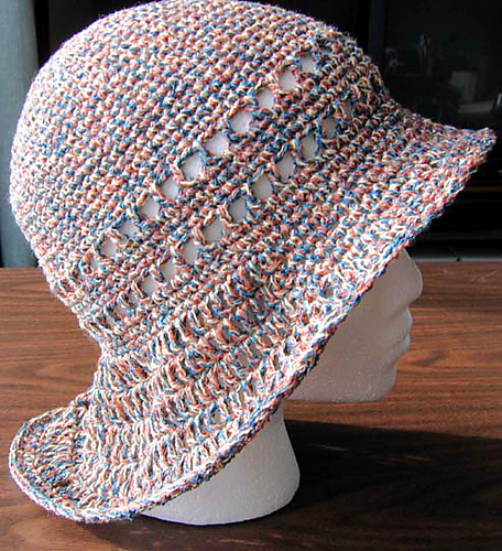 Ravelry: Fireman-style Brim Hat pattern by Kathy North