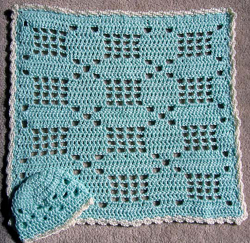 Ravelry: Little Baby Filet Crochet Set pattern by Kathy North