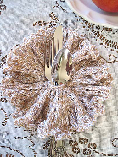 Ravelry: Kind'a Crazy, Kind'a Cute Silverware Cuff pattern by Kathy North