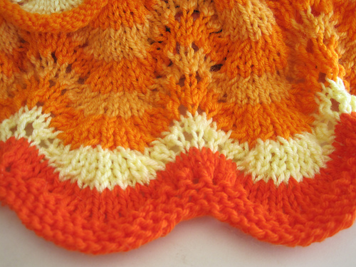 Ravelry: Rippling Waves Baby Blanket pattern by Kathy North