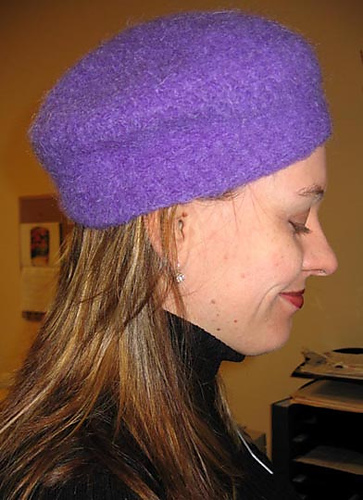 Ravelry: Felted Fashion Beret pattern by Kathy North