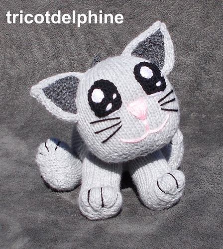 Ravelry: Gri Zhou the manga Cat pattern by Tutos Delphine