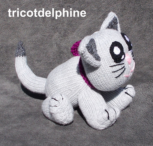 Ravelry: Gri Zhou the manga Cat pattern by Tutos Delphine