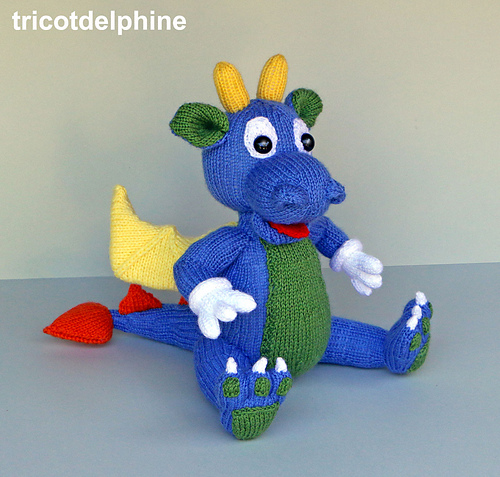 Ravelry: Blue dragon pattern by Tutos Delphine
