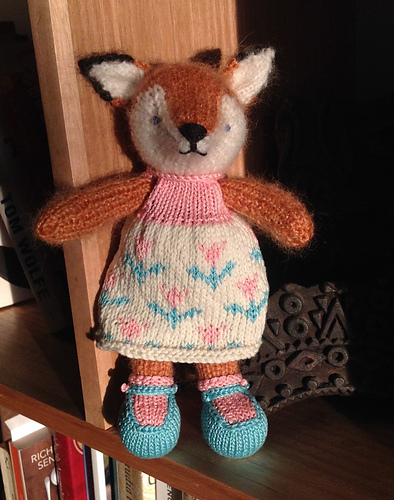 Ravelry: Fox in a flowery frock pattern by Julie Williams