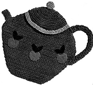 Ravelry: Teapot Potholder #9440 pattern by The Spool Cotton Company