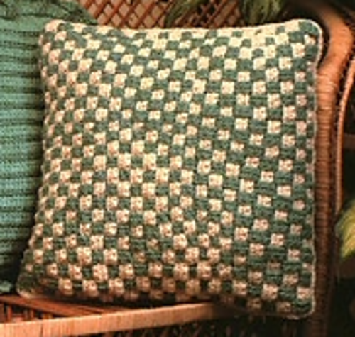 Ravelry: Basket Weave Pillow pattern by Carolyn Pfeifer