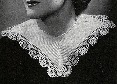 Ravelry: Square Ribbed Collar #24 pattern by The Spool Cotton Company