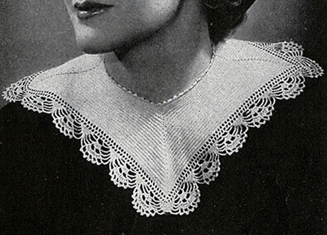 Ravelry: Square Ribbed Collar #24 pattern by The Spool Cotton Company