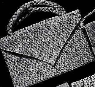 Ravelry: Cache Poche Purse #2043 pattern by The Spool Cotton Company