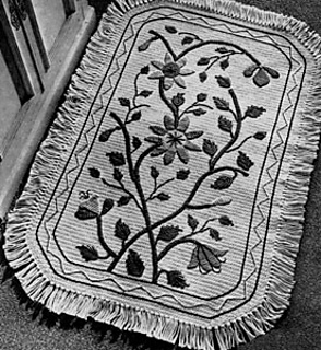 Ravelry: White Numdah Rug #5102 pattern by American Thread Company