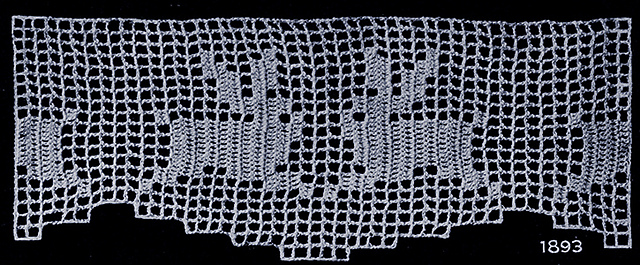 Ravelry: Filet Crochet Edging #1893 pattern by American Thread Company