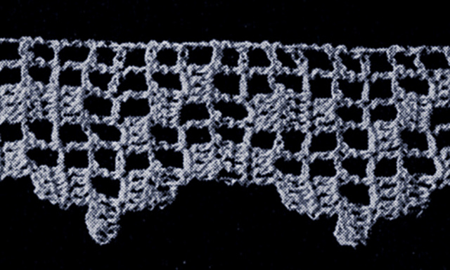 Ravelry: Filet Crochet Edging #1894 pattern by American Thread Company
