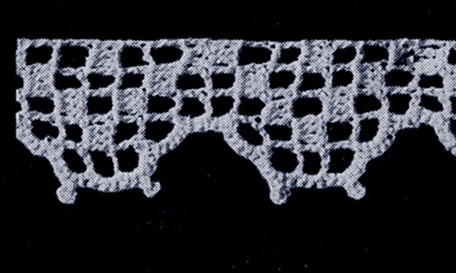 Ravelry: Filet Crochet Edging #1895 pattern by American Thread Company